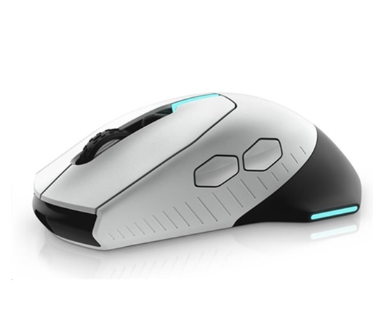 Dell Alienware 610M Wired / Wireless Gaming Mouse - AW610M (Lunar Light ...